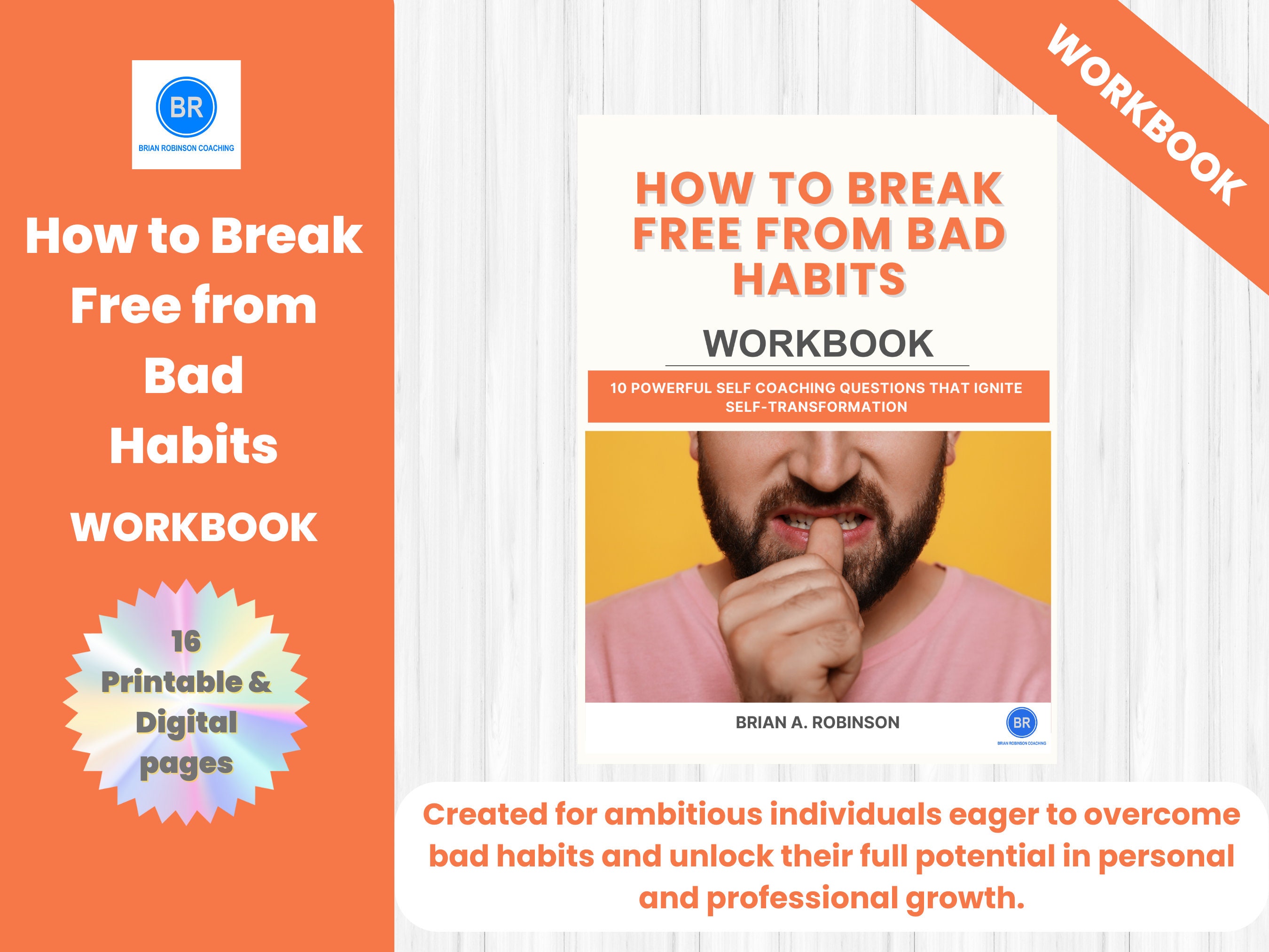 How to Break Free From Bad Habits Digital Printable Workbook - Etsy