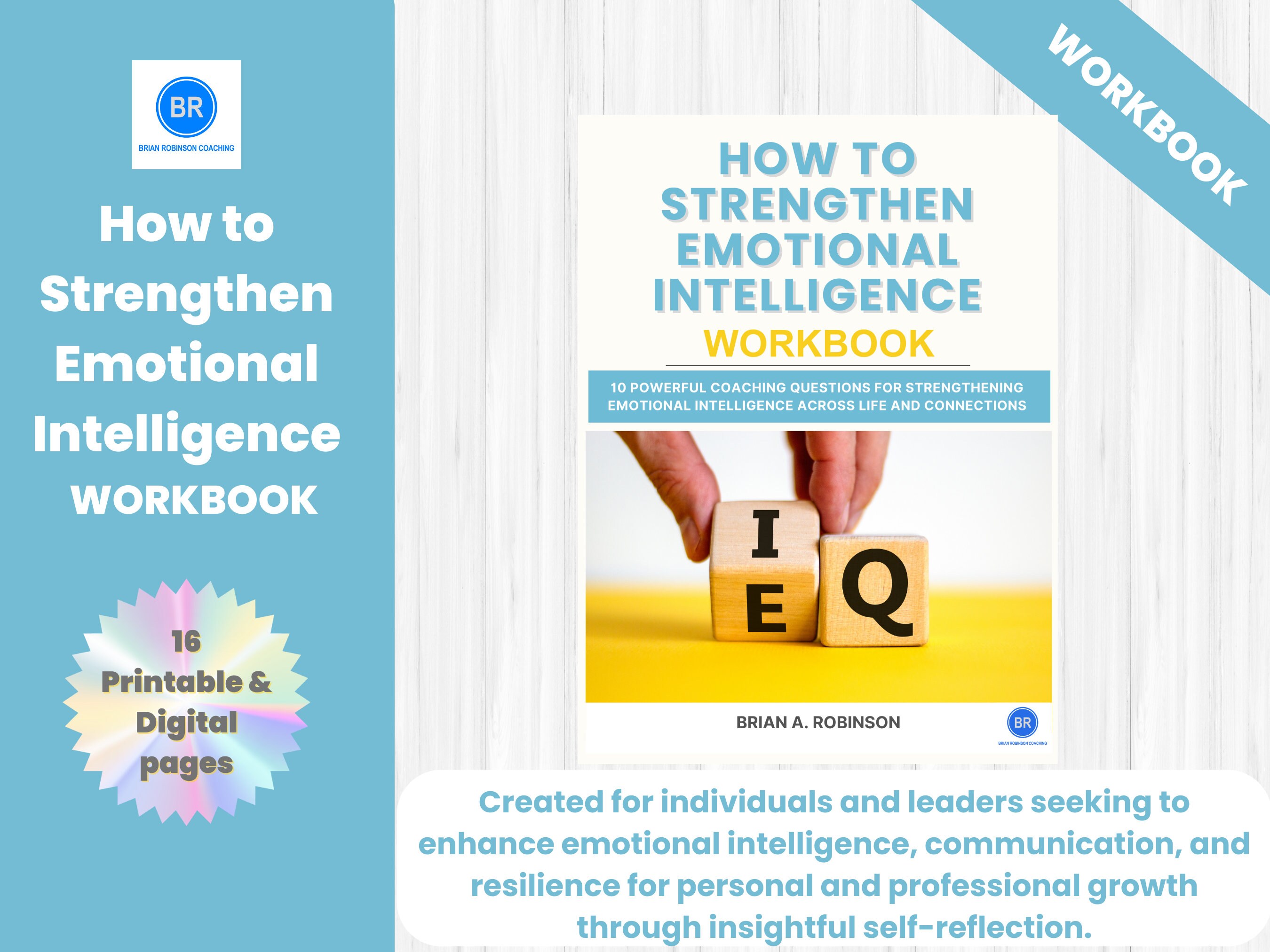 How to Strengthen Emotional Intelligence Workbook - Etsy