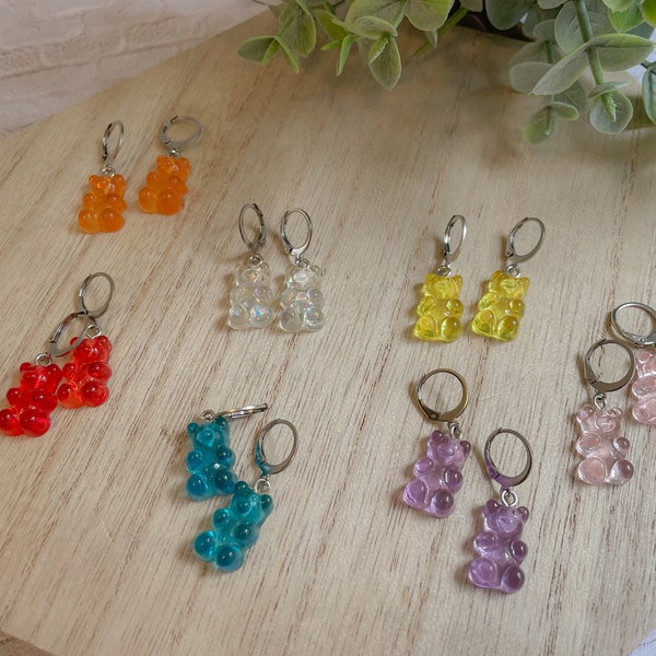 Gummy Bear Earrings - Etsy
