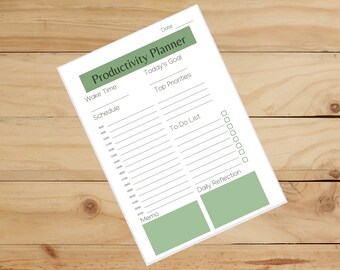 Minimalist Daily Planner, Printable Daily Planner, to Do List - Etsy
