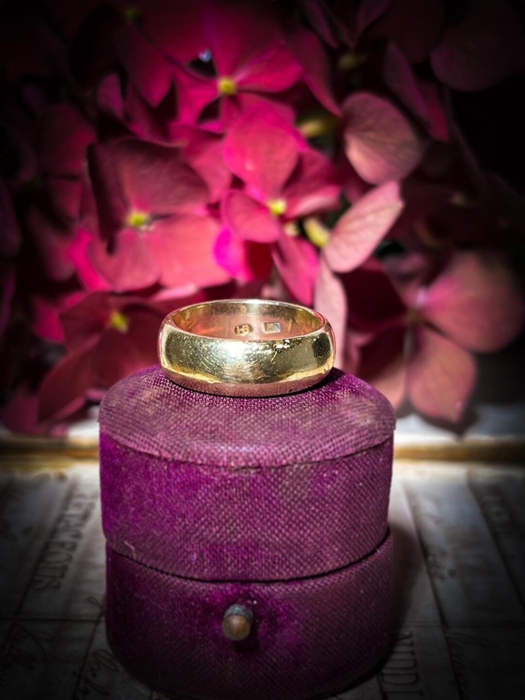 Antique Gold Coloured Paupers Ring in C. 1900's Victorian Band Stacking ...