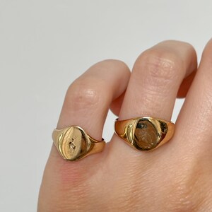 Vintage Stag Intaglio Signet Ring in 9 Carat Gold C. 1978 Carved Seal ...