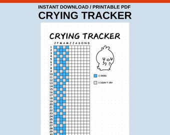 My Crying Log and Tracker Printable - Etsy