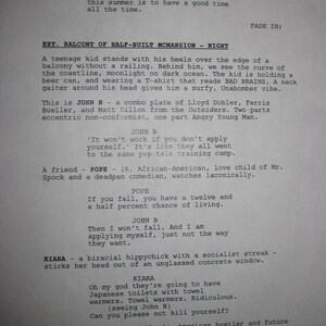 Outer Banks Signed TV Pilot Script Screenplay X5 Autographs Chase Stokes Austin North Charles ...