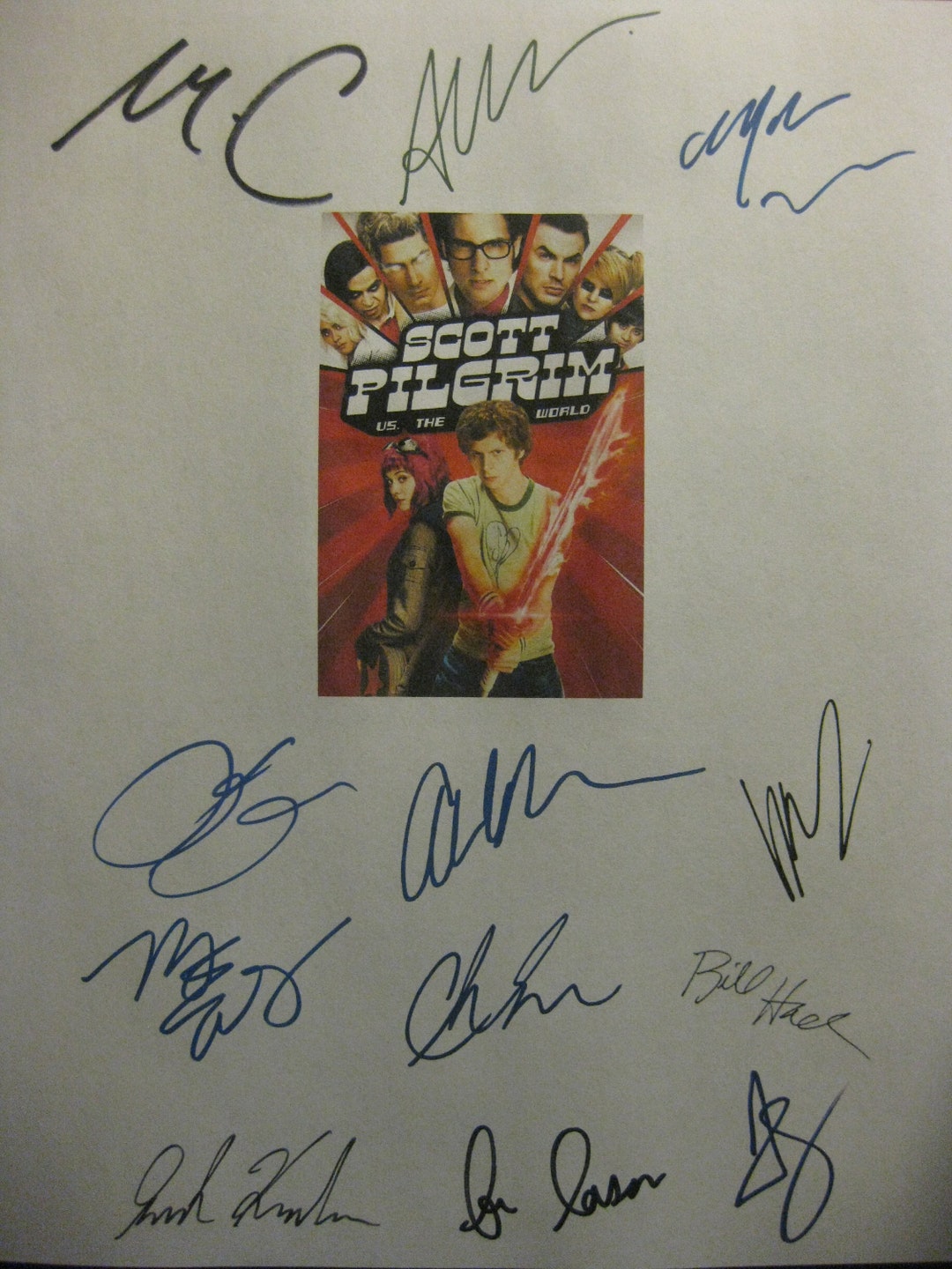 Scott Pilgrim VS the World Signed Film Movie Screenplay Script X12 ...