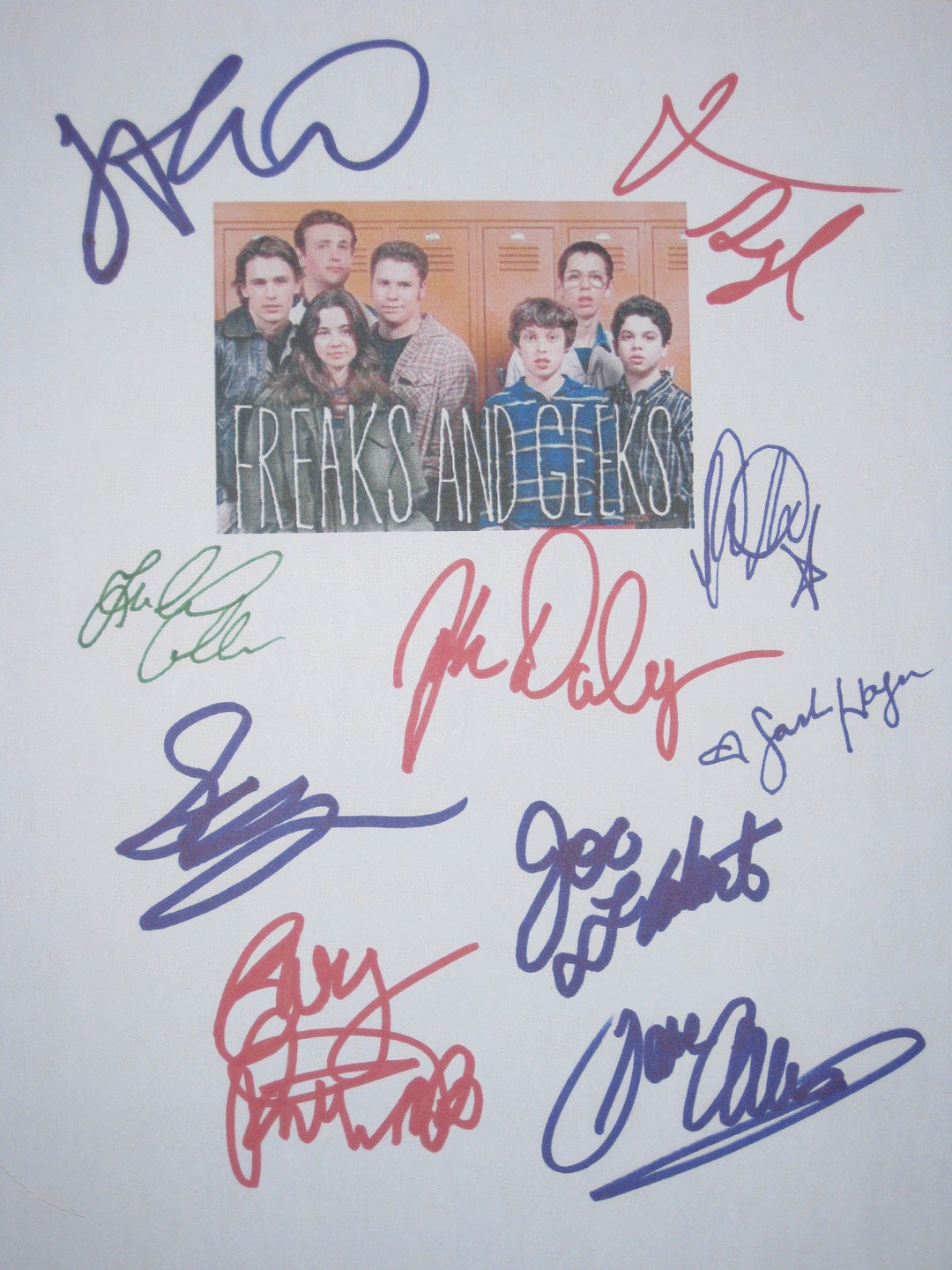 Freaks and Geeks Pilot Signed TV Screenplay Script X10 Autographs Seth ...