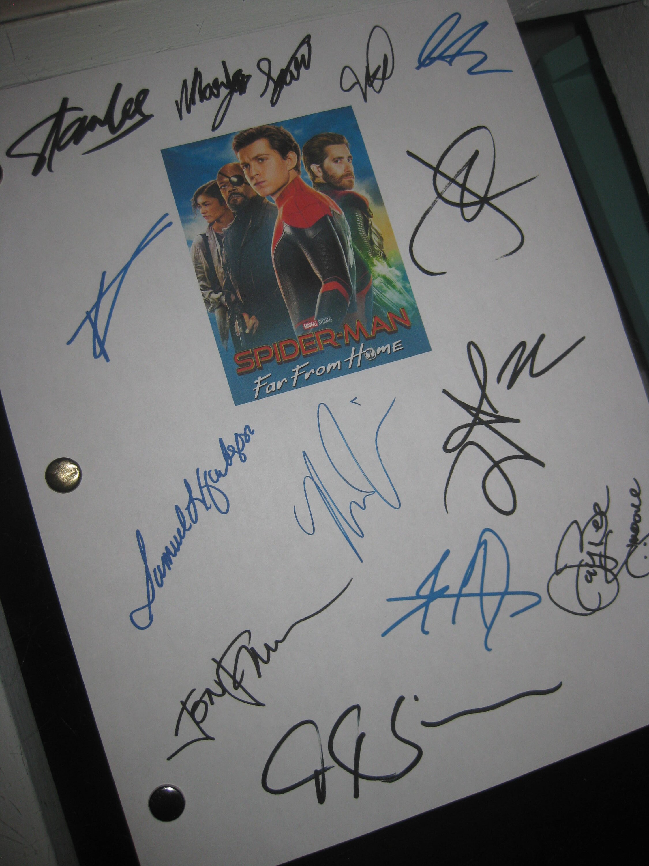 Spider-man Far From Home Signed Movie Film Script Screenplay X13 Tom ...