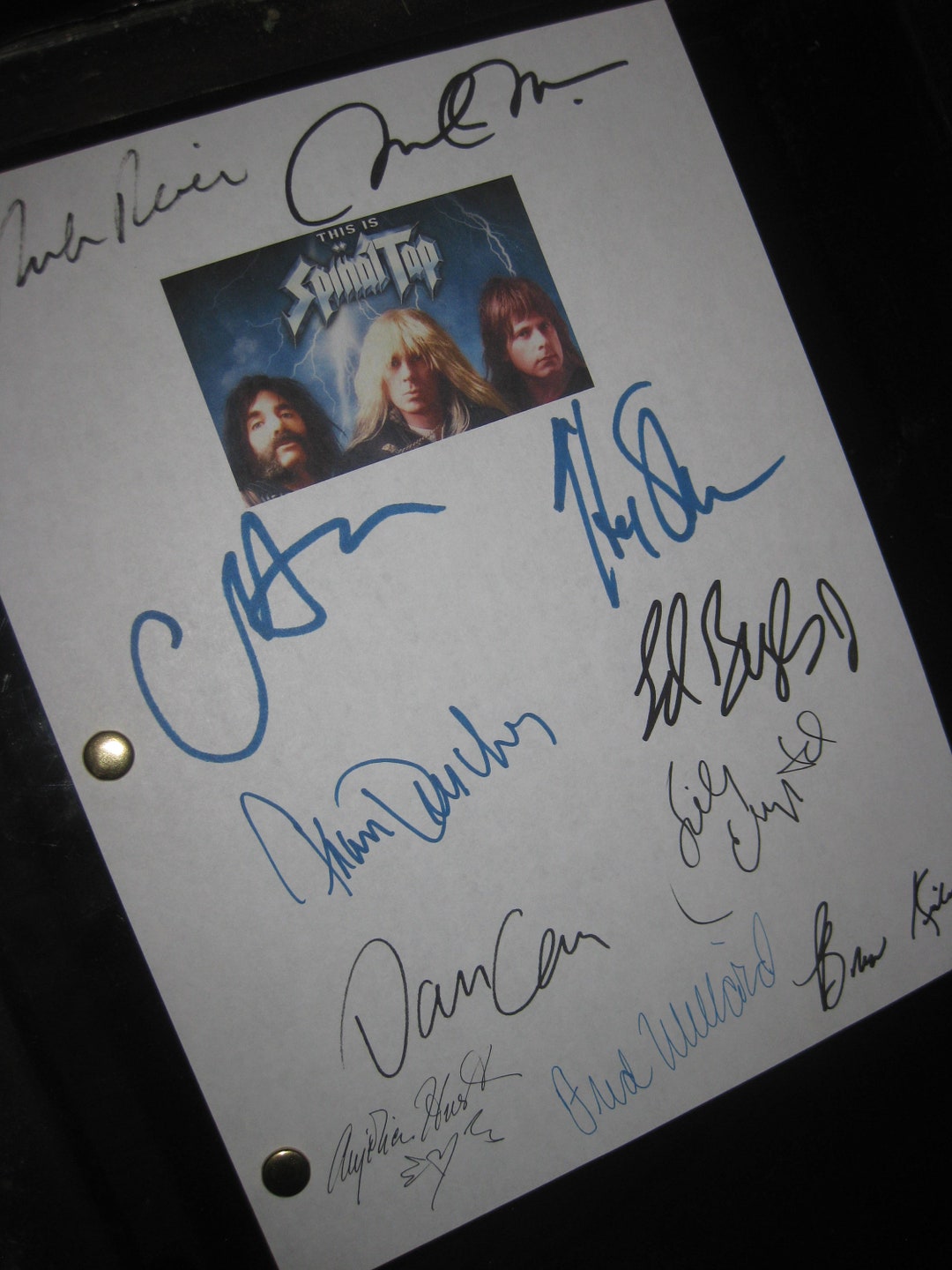 This is Spinal Tap Signed Movie Film Script Screenplay X11 Autograph ...