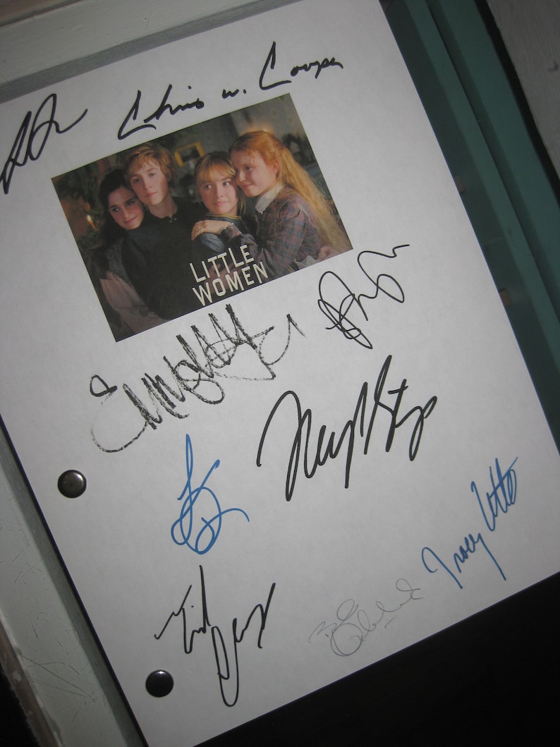 Little Women Signed Movie Film Script Screenplay X9 Autograph Saoirse ...