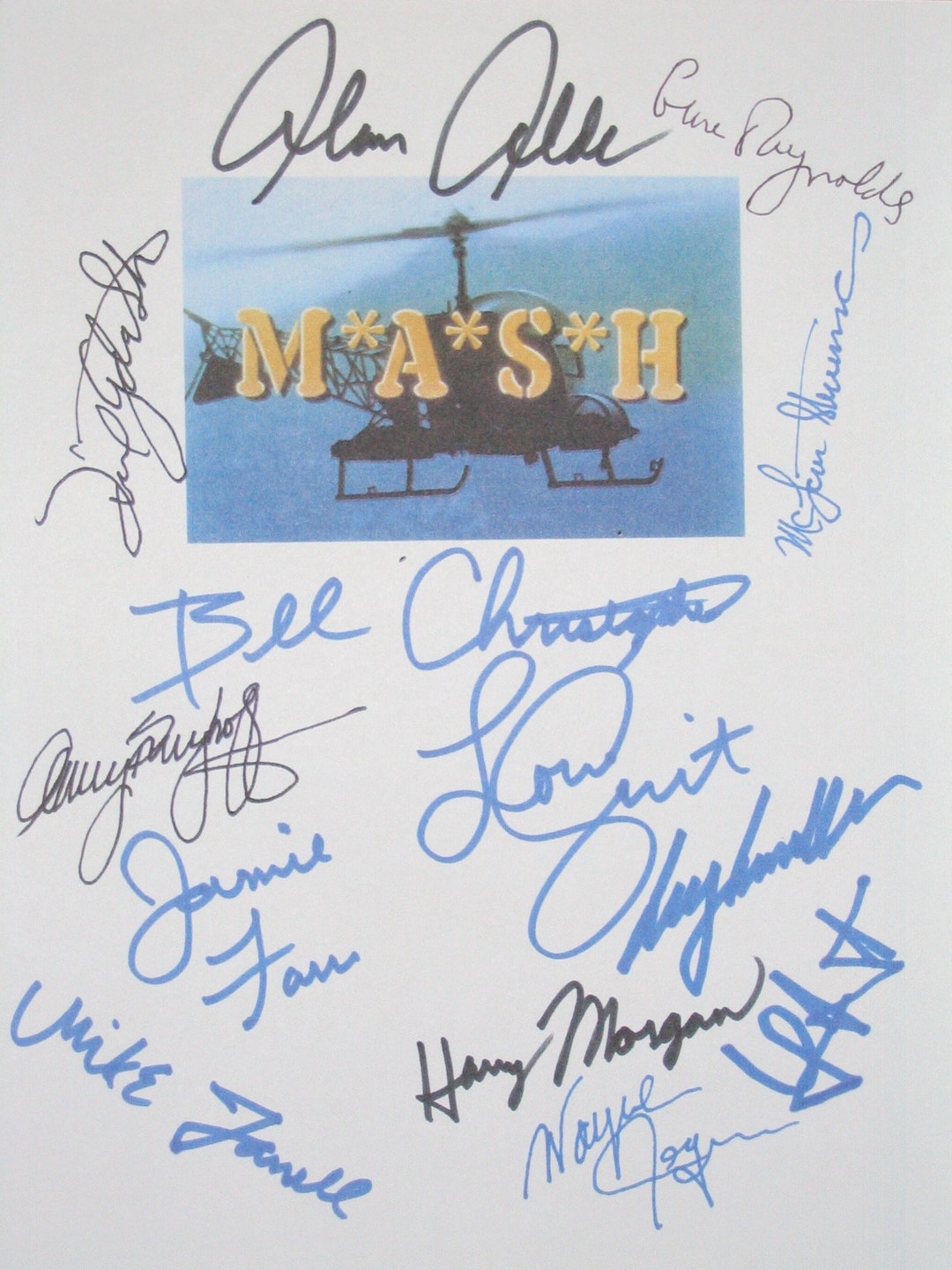 MASH Signed TV Finale Script Goodbye Farewell and Amen Screenplay ...