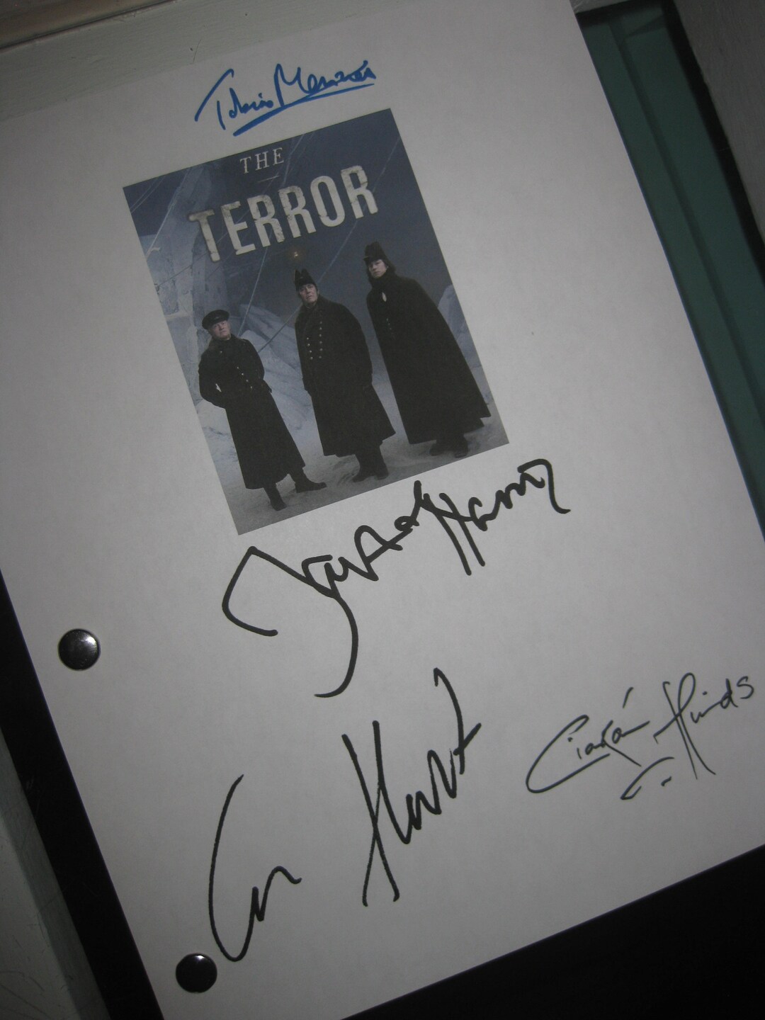 The Terror Signed TV Pilot Script Screenplay X4 Autographs Jared Harris ...
