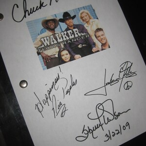 Walker Texas Ranger Script - Etsy
