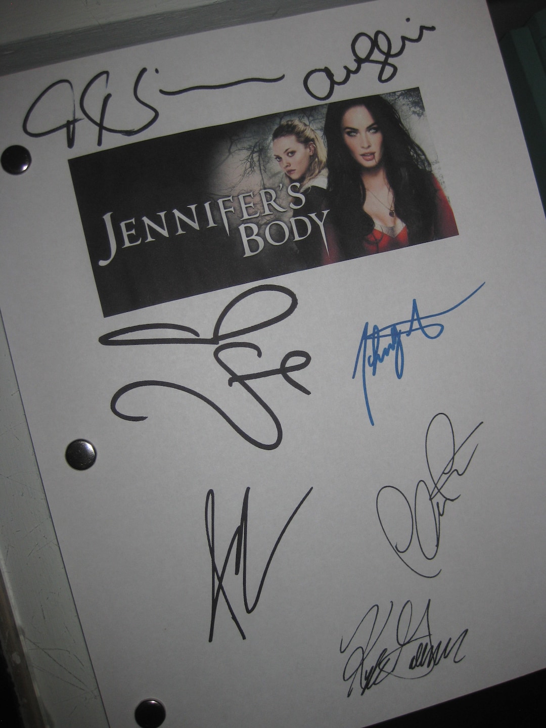 Jennifer's Body Signed Movie Film Script Screenplay X7 Autograph Megan ...