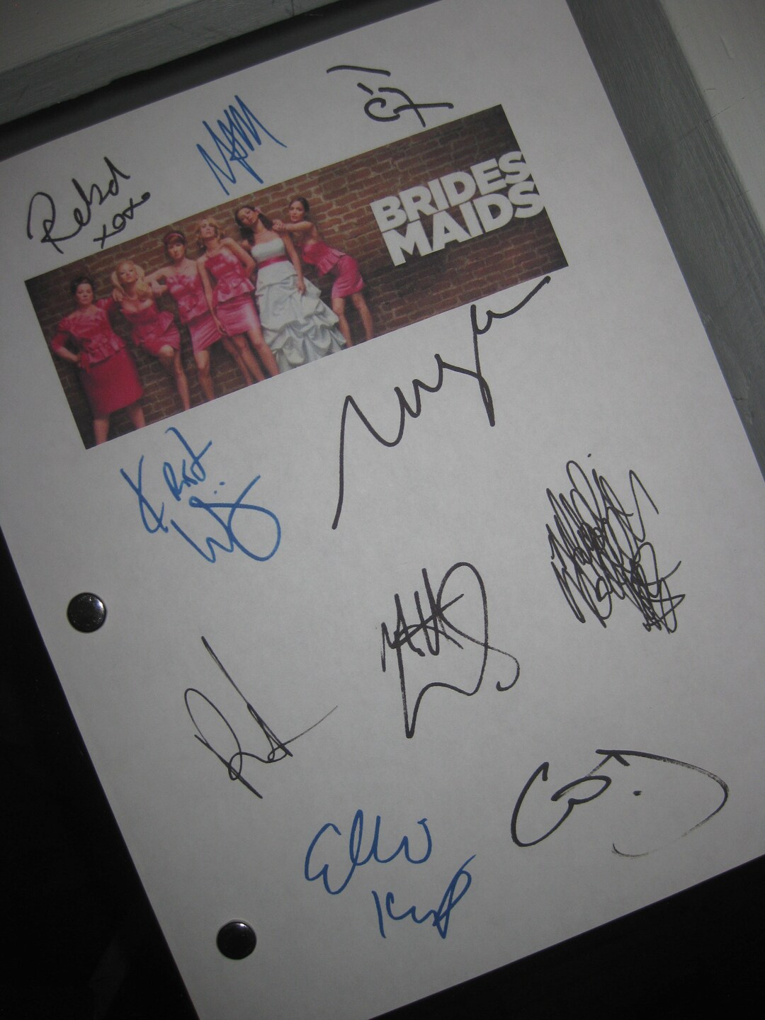 Bridesmaids 2011 Signed Film Movie Screenplay Script X10 Autographs ...