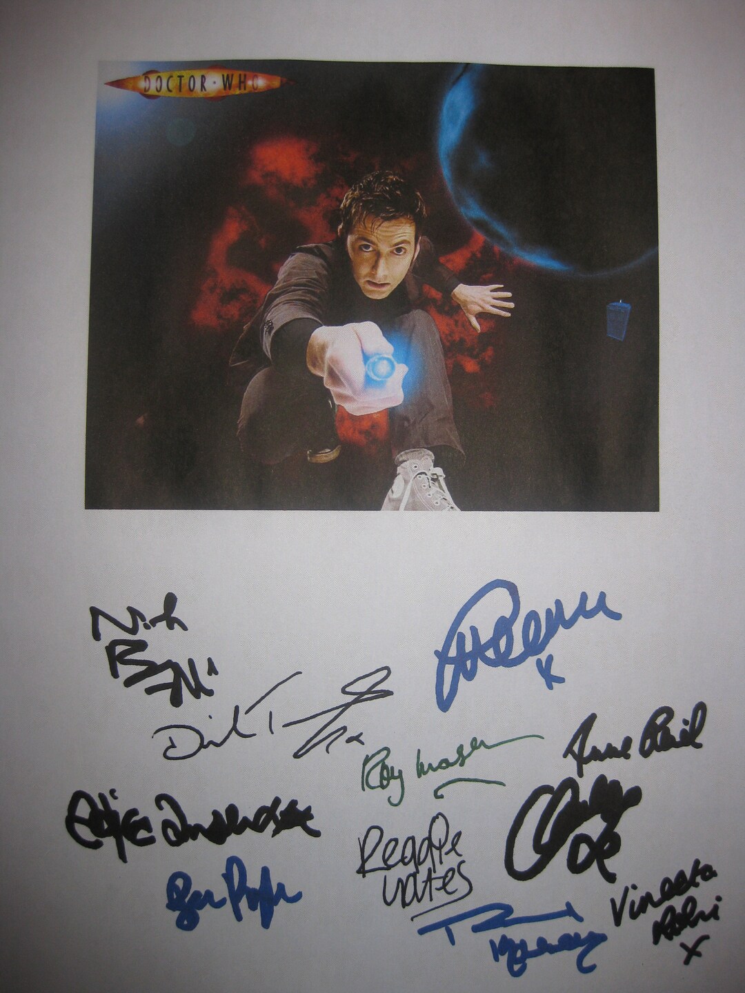 Doctor Who Signed TV Script Screenplay X11 Autograph David Tennant ...
