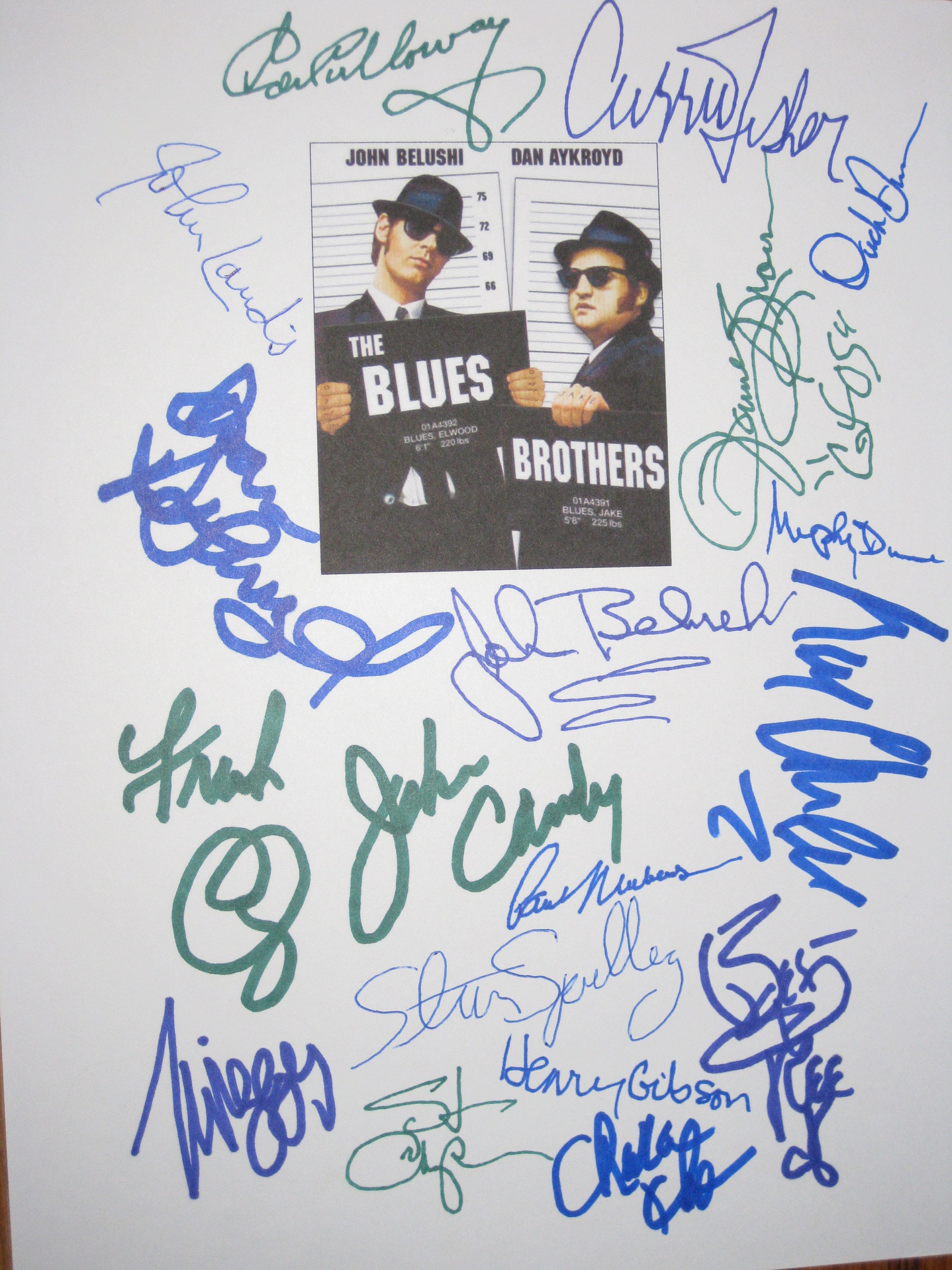 The Blues Brothers Signed Film Movie Script Screenplay X18 Autographs ...