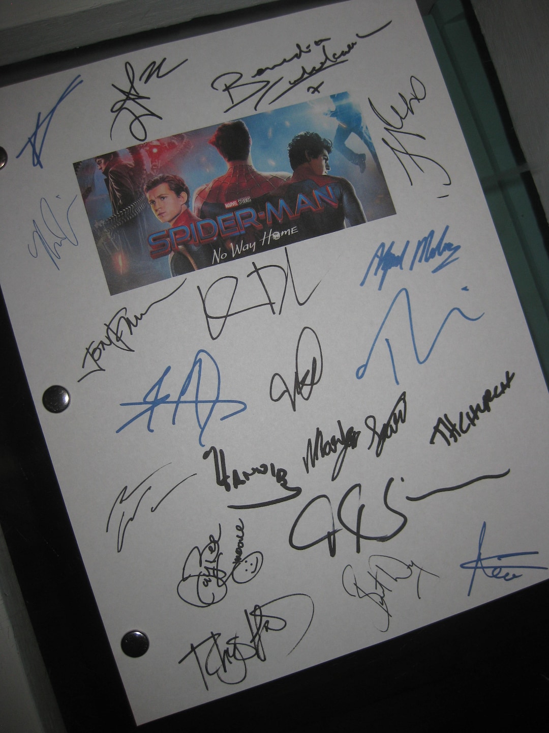 Spider-man No Way Home Signed Film Movie Screenplay Script X20 ...