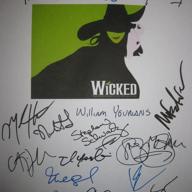 Wicked Signed Poster - Etsy
