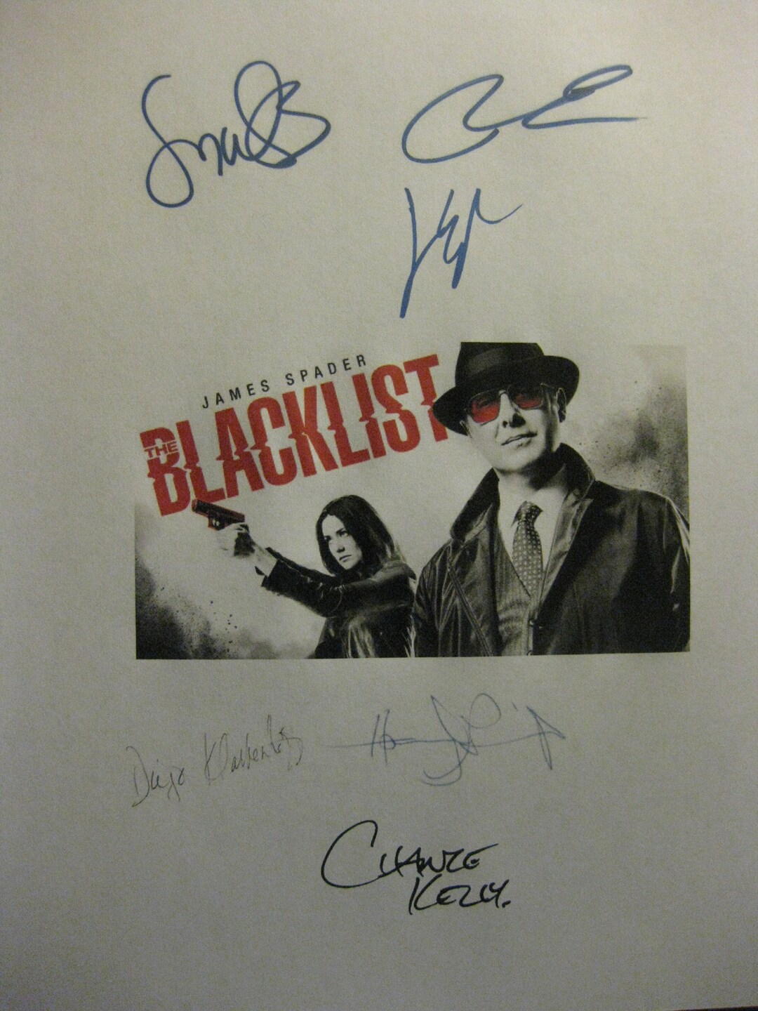 Blacklist Signed TV Screenplay Script X6 Autograph James Spader Megan ...