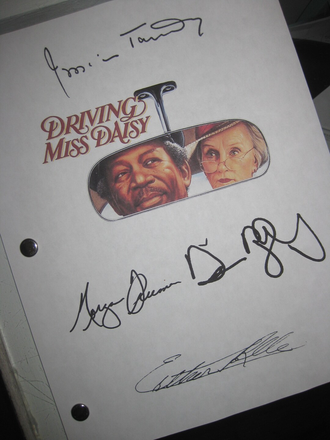 Driving Miss Daisy Signed Movie Film Script Screenplay X4 Autograph ...