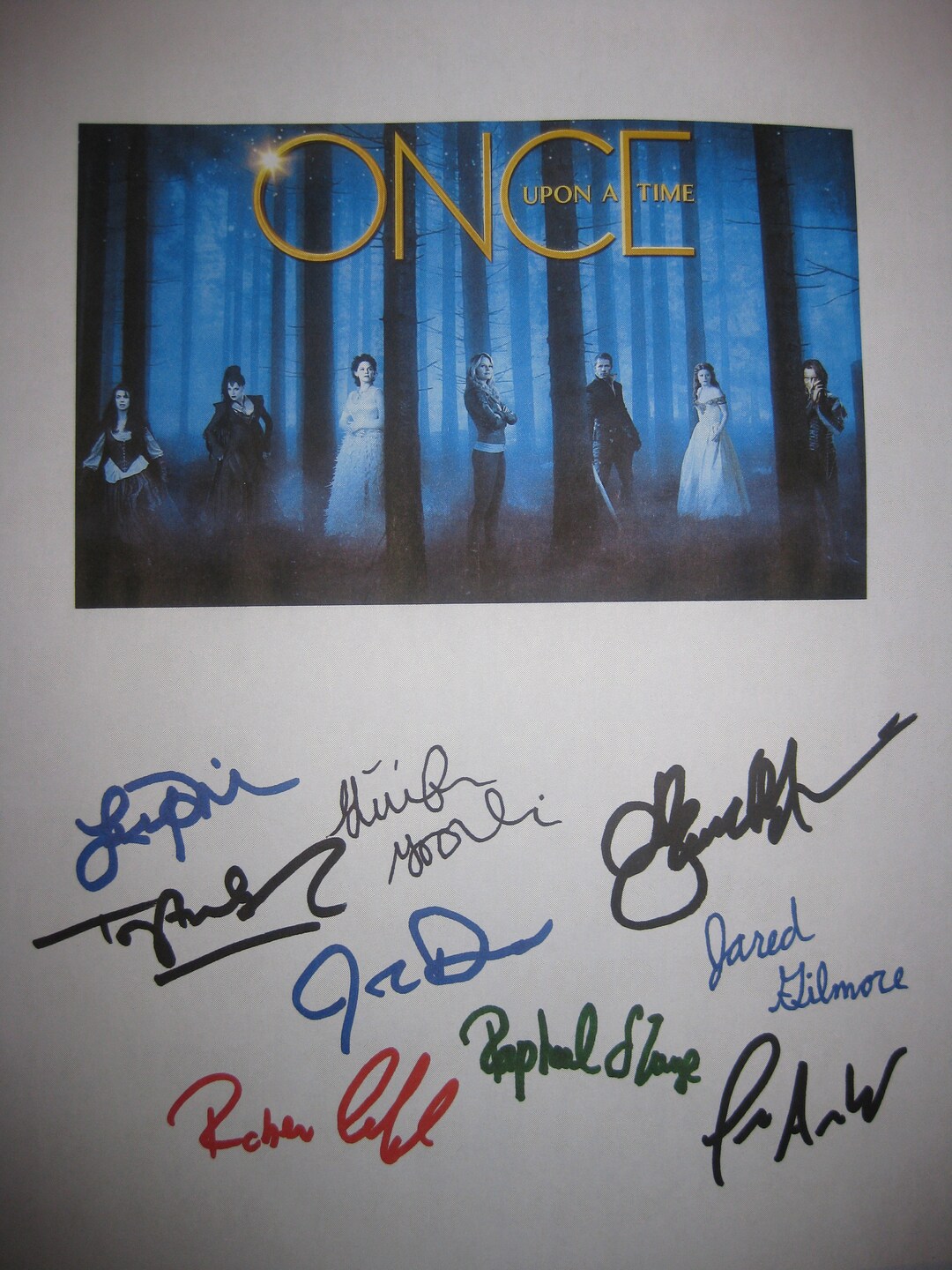 Once Upon a Time Signed TV Screenplay Script Skindeep X9 Ginnifer ...