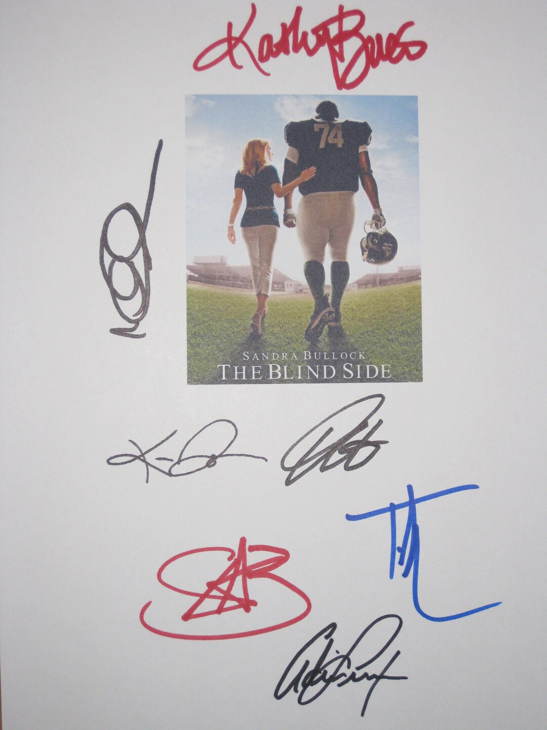 The Blind Side Signed Film Movie Script Screenplay X7 Sandra Bullock ...