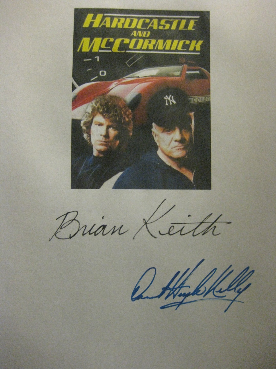 Hardcastle and Mccormick Signed TV Script Screenplay Autograph X2 Brian ...