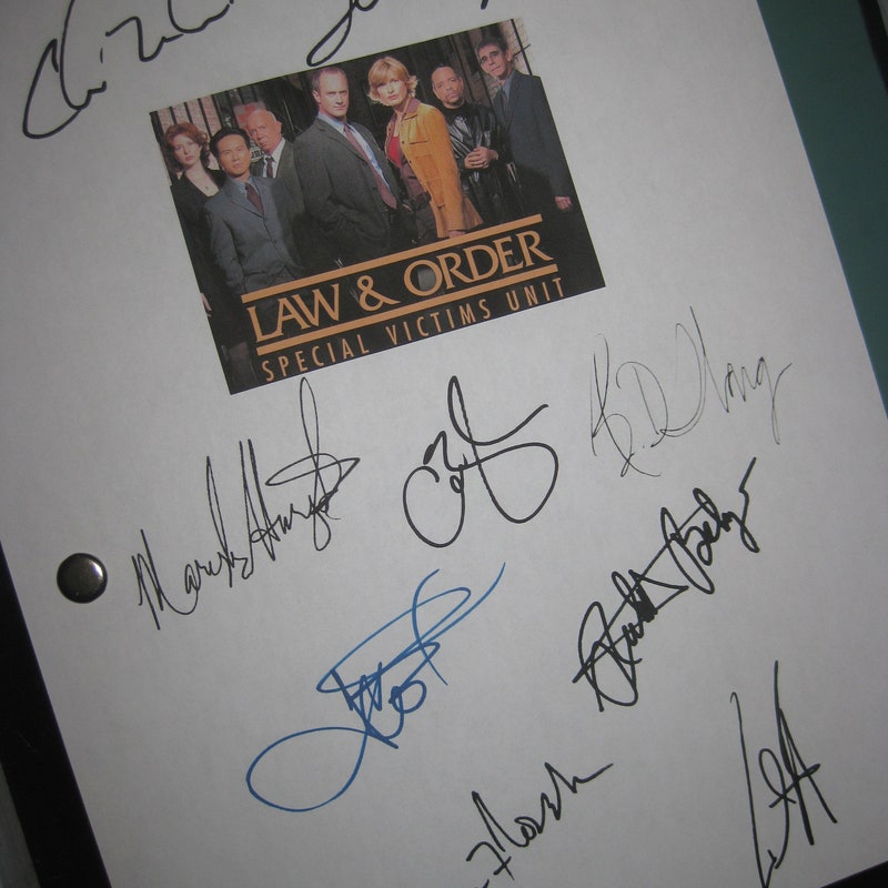 Law and Order Movie Cast - Etsy Australia
