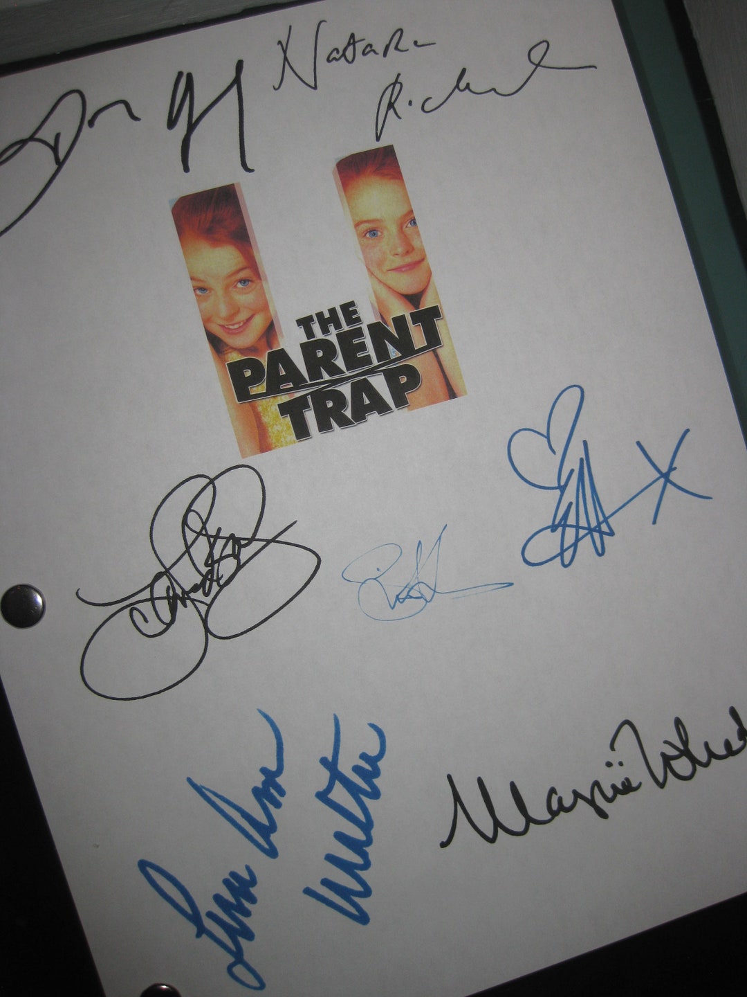 The Parent Trap Signed Movie Film Script Screenplay X7 Autograph ...