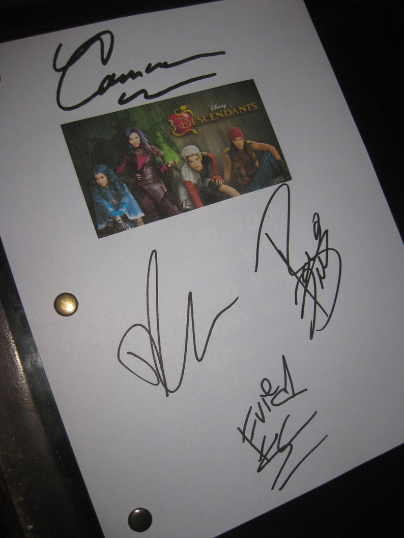 Descendants Signed Film Movie Screenplay Script Autograph X4 Dove ...