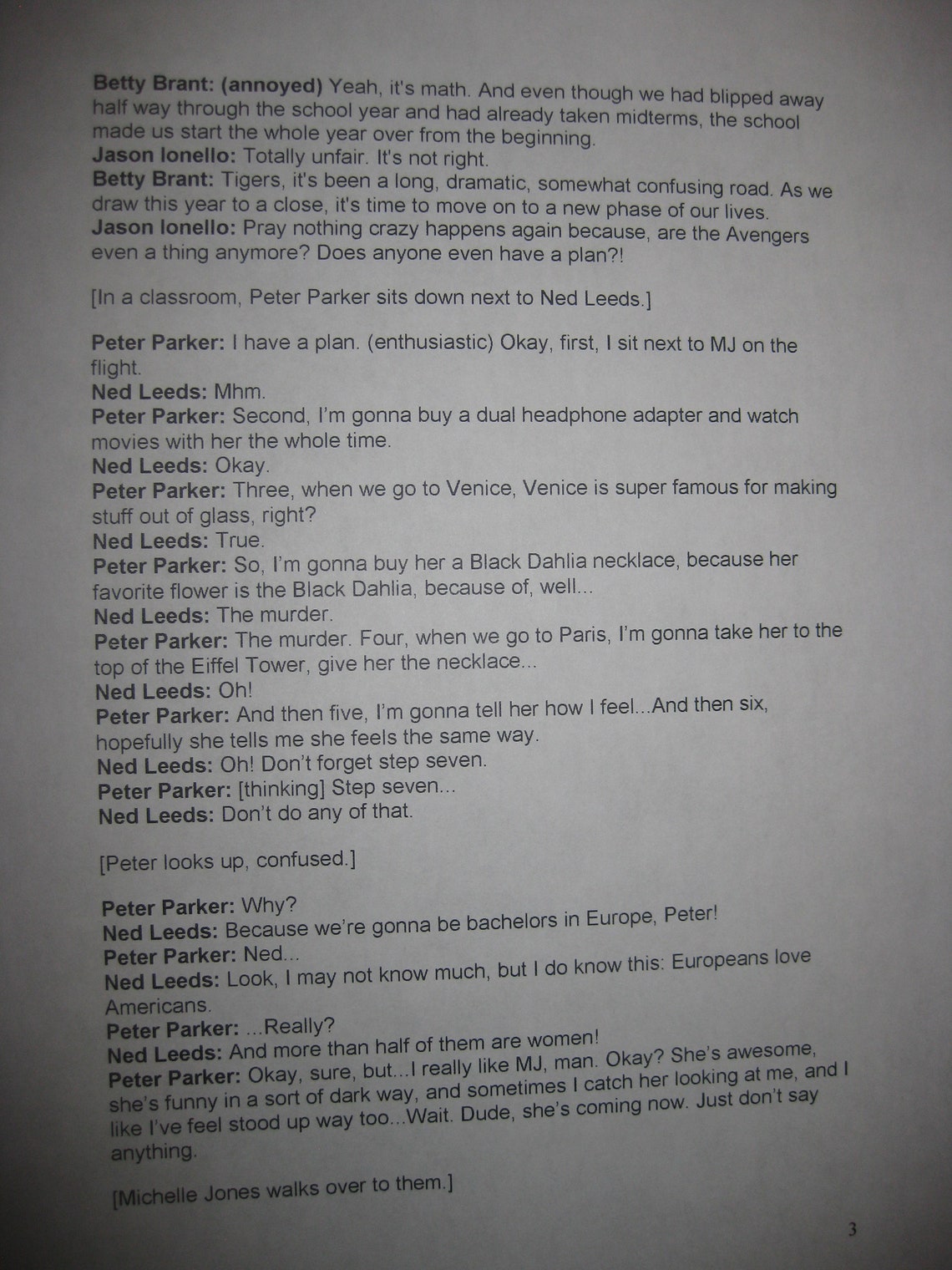 Spider-man Far From Home Signed Movie Film Script Screenplay X13 Tom ...