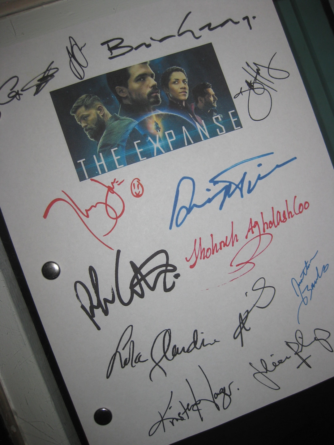 The Expanse Signed TV Pilot Script Screenplay X13 Autographs Steven ...