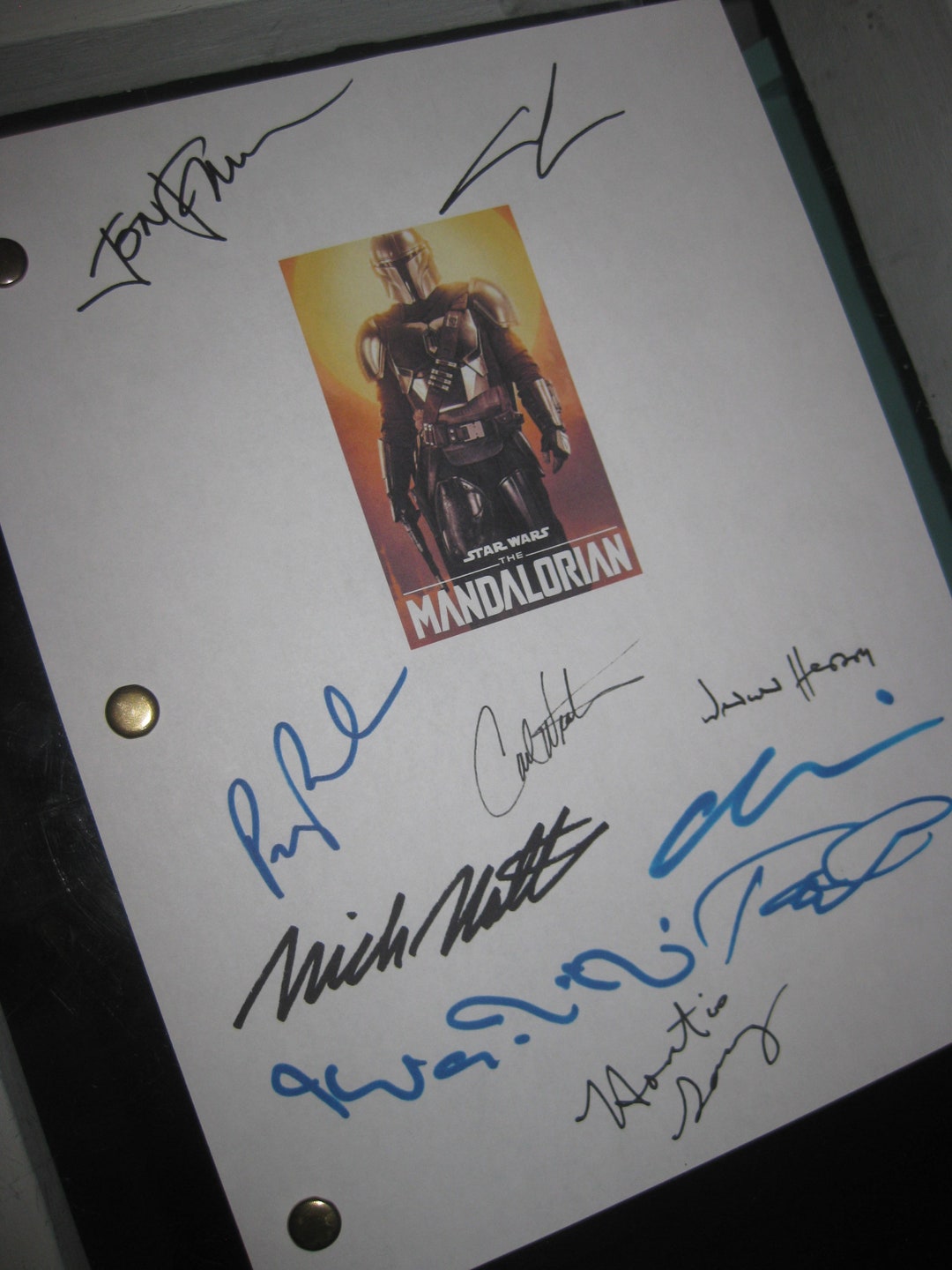 Mandalorian Signed TV Script Complete Full Season 1 Screenplay X10 ...