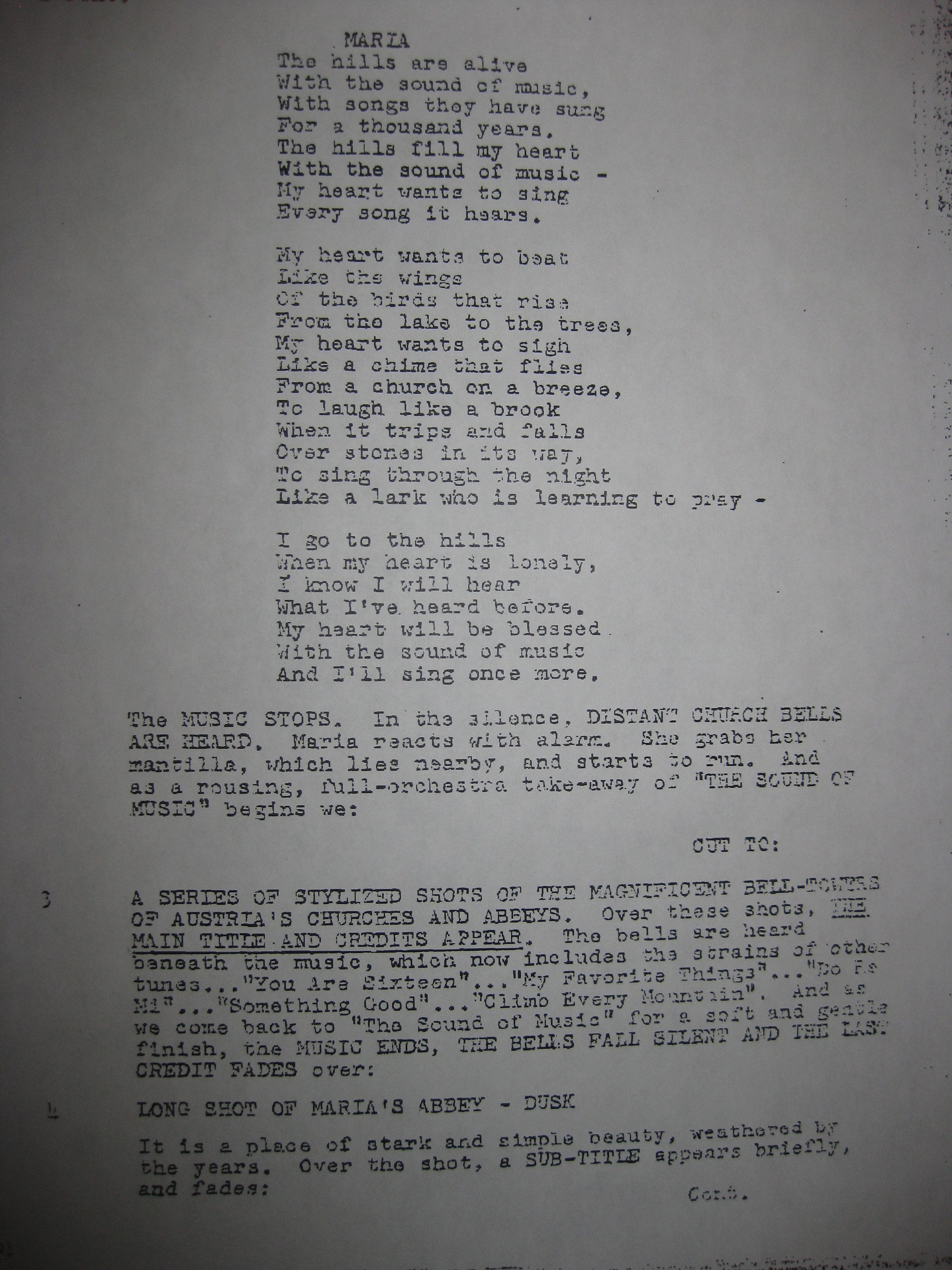 The Sound of Music Signed Script Film Movie Screenplay X3 Autographs ...