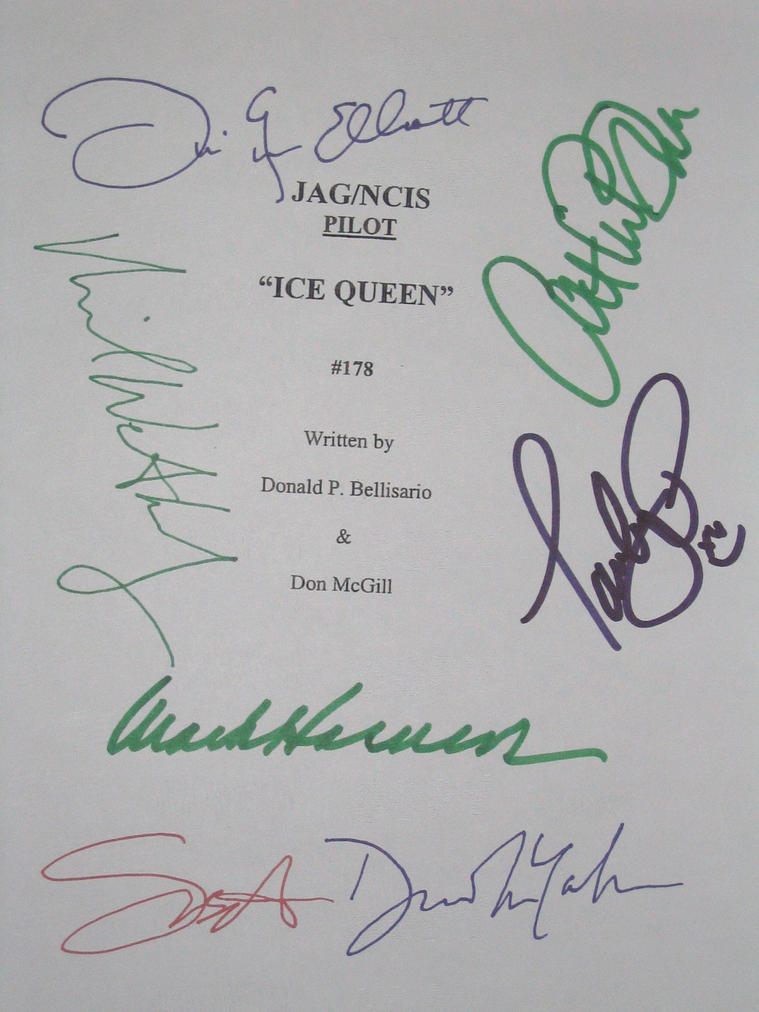 Mark Harmon Autograph