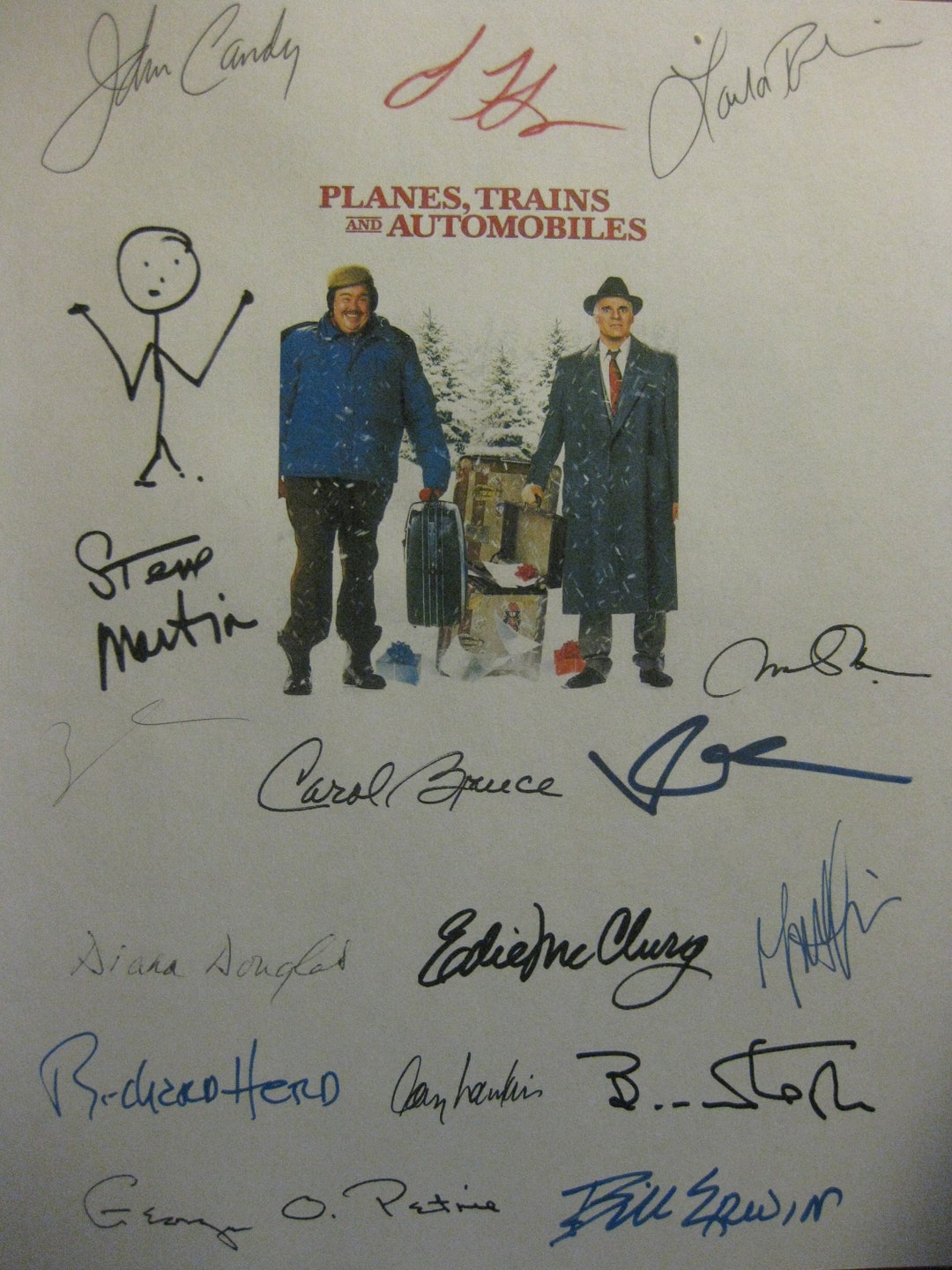 Planes Trains and Automobiles Signed Film Movie Script Screenplay ...