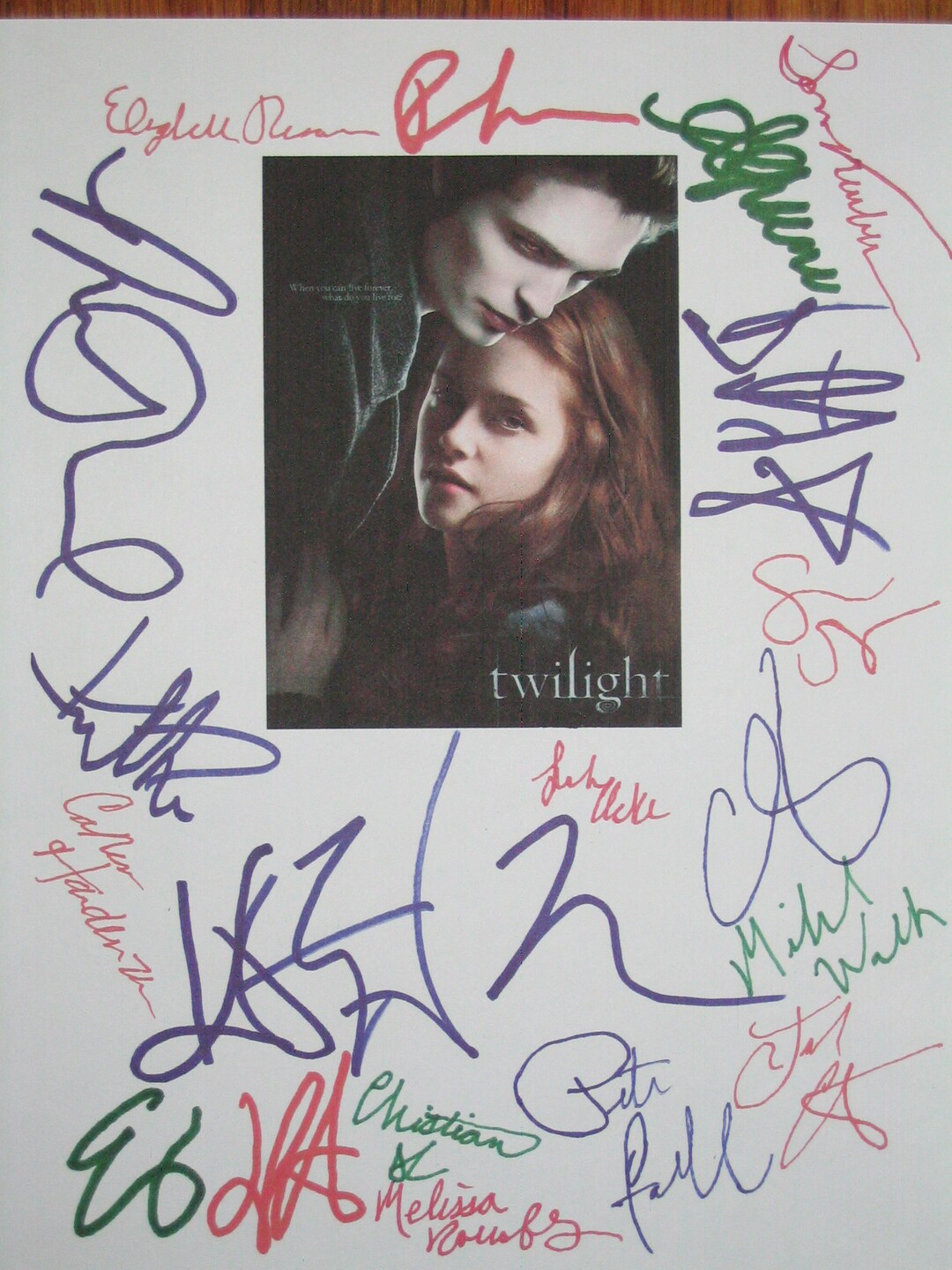 Twilight Signed Movie Film Script Screenplay X20 Kristen Stewart Robert