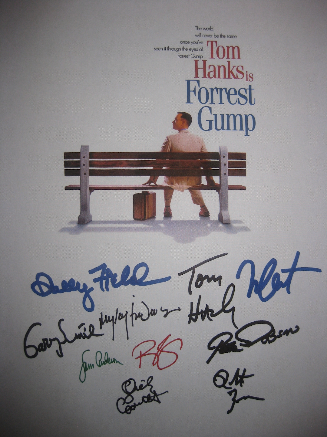 Forrest Gump Signed Movie Film Screenplay Script Autographs X10 Tom ...