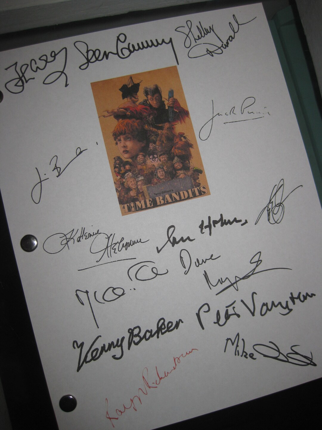 Time Bandits Signed Film Movie Screenplay Script X14 Autographs John ...