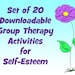 20 Printable Self-esteem Games and Activities for Group Therapy ...