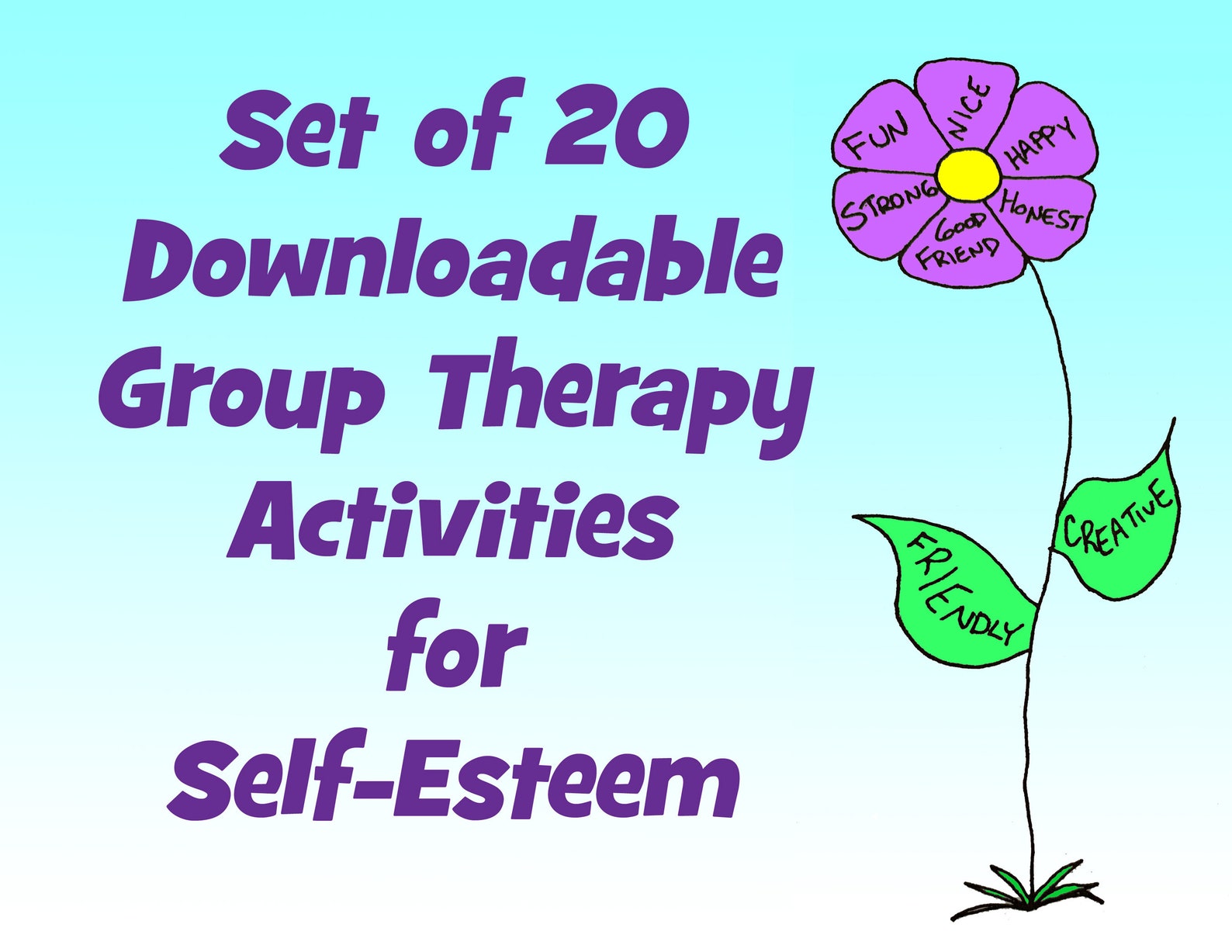 20 Printable Self-esteem Games and Activities for Group - Etsy