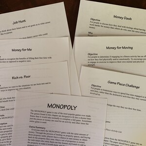 Therapy Games and Activities Using the Game of Monopoly, Group Therapy ...