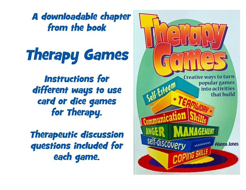 Therapy Game Downloads for Use With Cards And/or Dice - Etsy