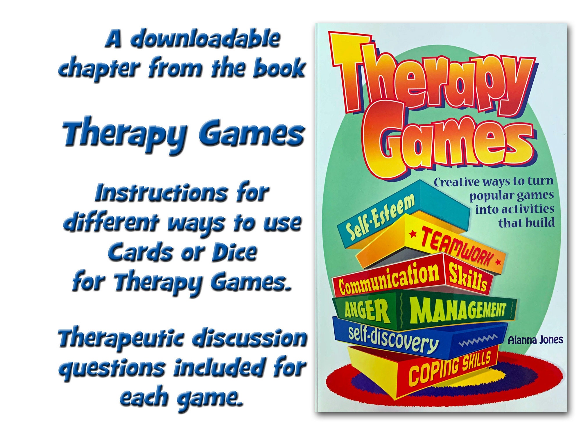 Therapy Game Downloads for Use With Cards And/or Dice, Therapy for ...