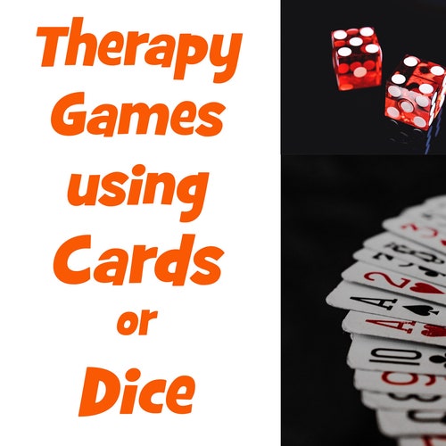Therapy Game Downloads for Use With Cards And/or Dice Therapy - Etsy