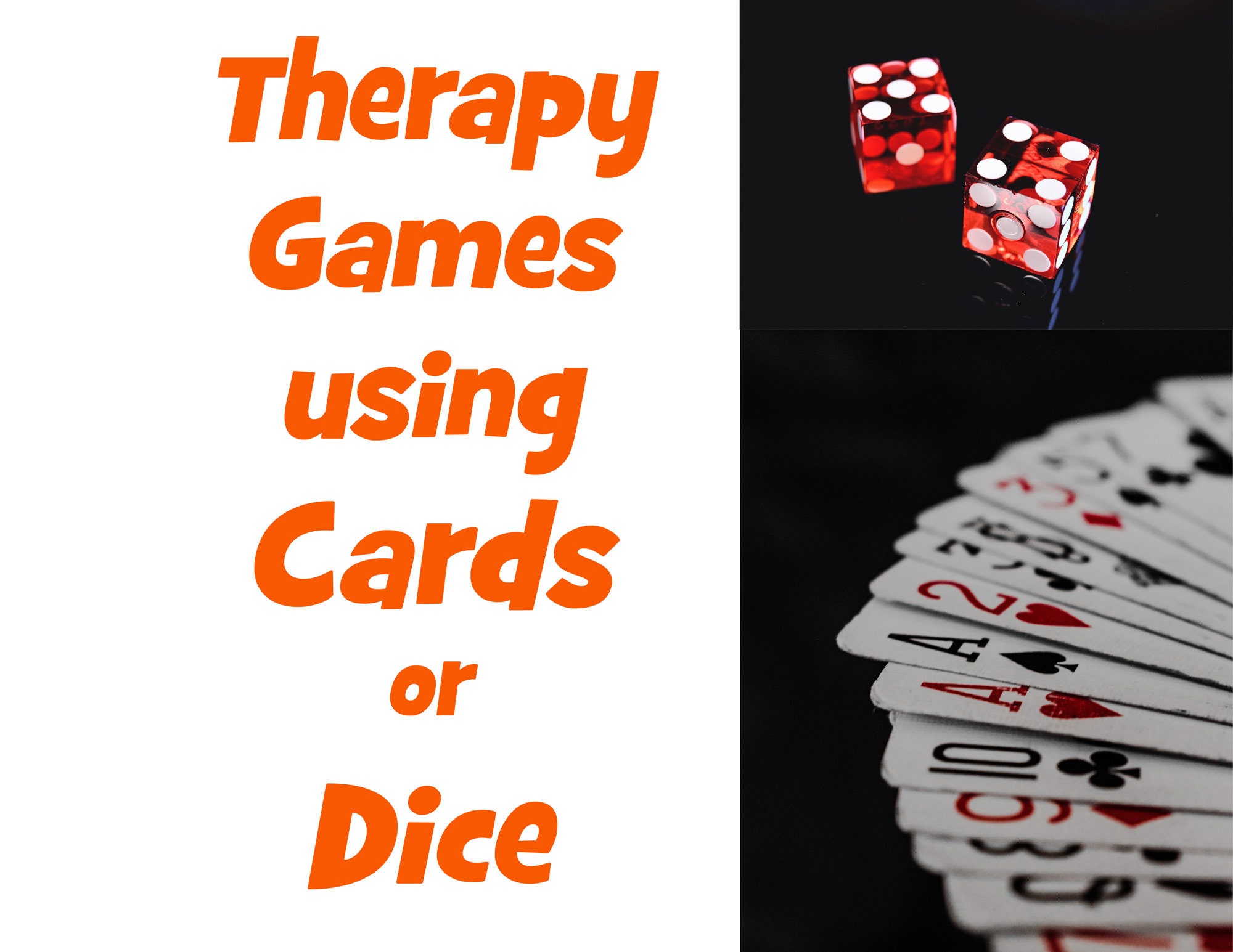 Therapy Game Downloads for Use With Cards And/or Dice Therapy - Etsy