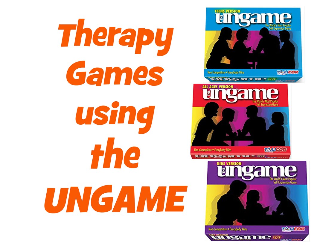 Therapy Game Downloads for Use With the UNGAME Therapy Games - Etsy