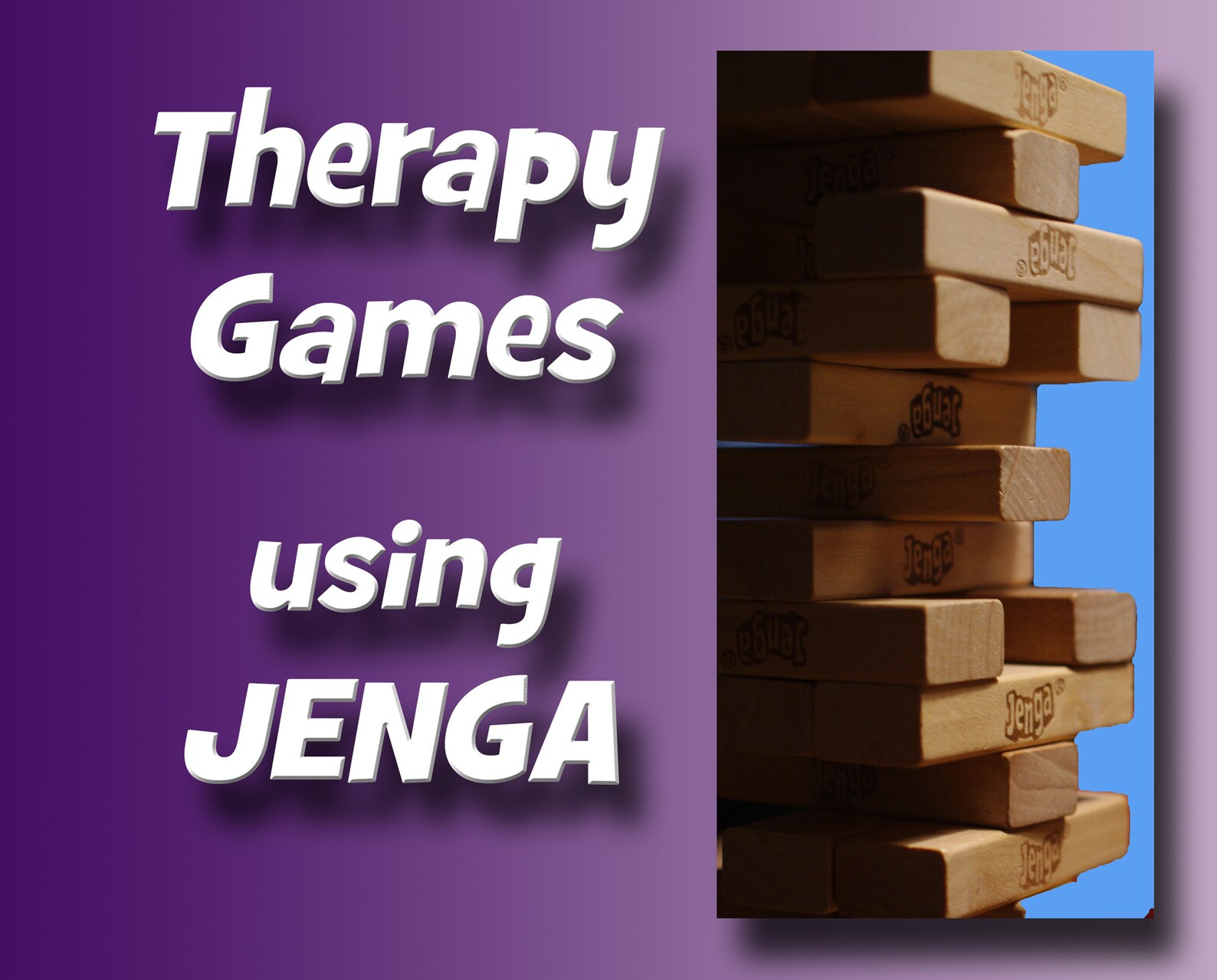Therapy Games JENGA, JENGA Therapy, Therapy Games Teens, Therapy Games ...