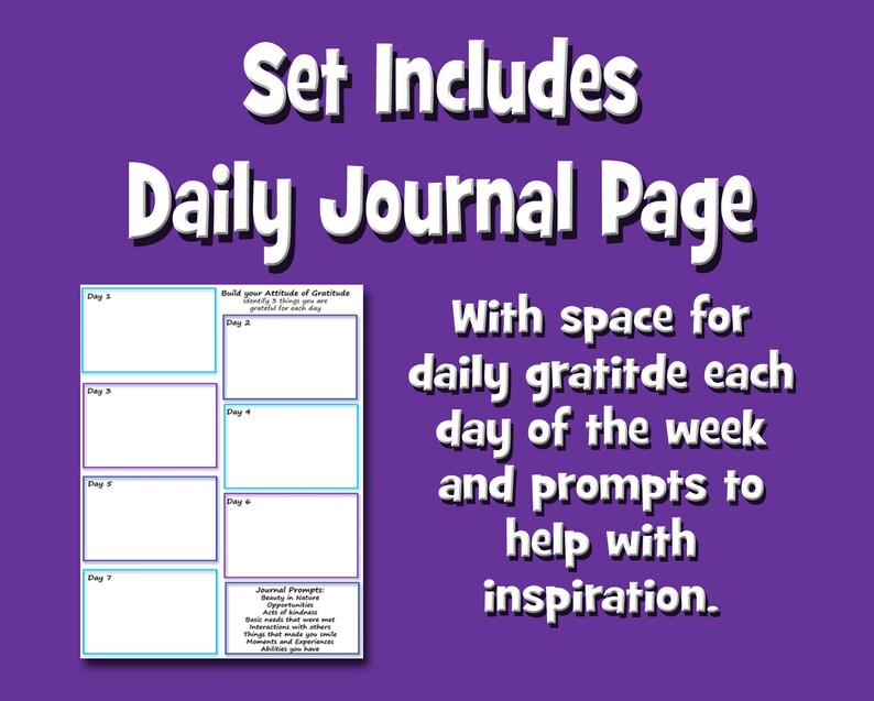Gratitude Worksheets, Daily Gratitude, Gratitude Journal Page ...