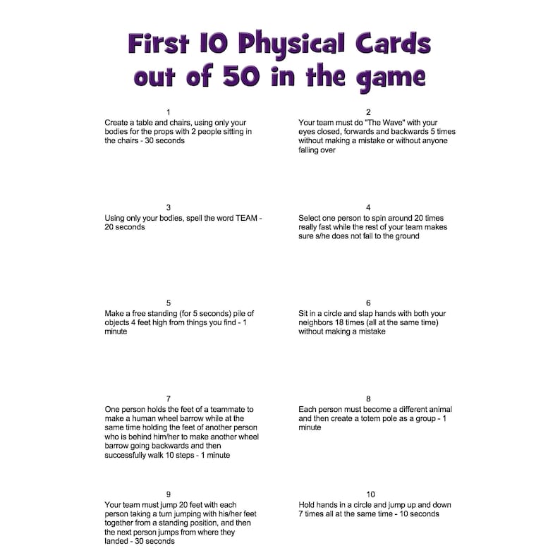 Team up Board Game, Team-building Activity, Printable Board Game for ...